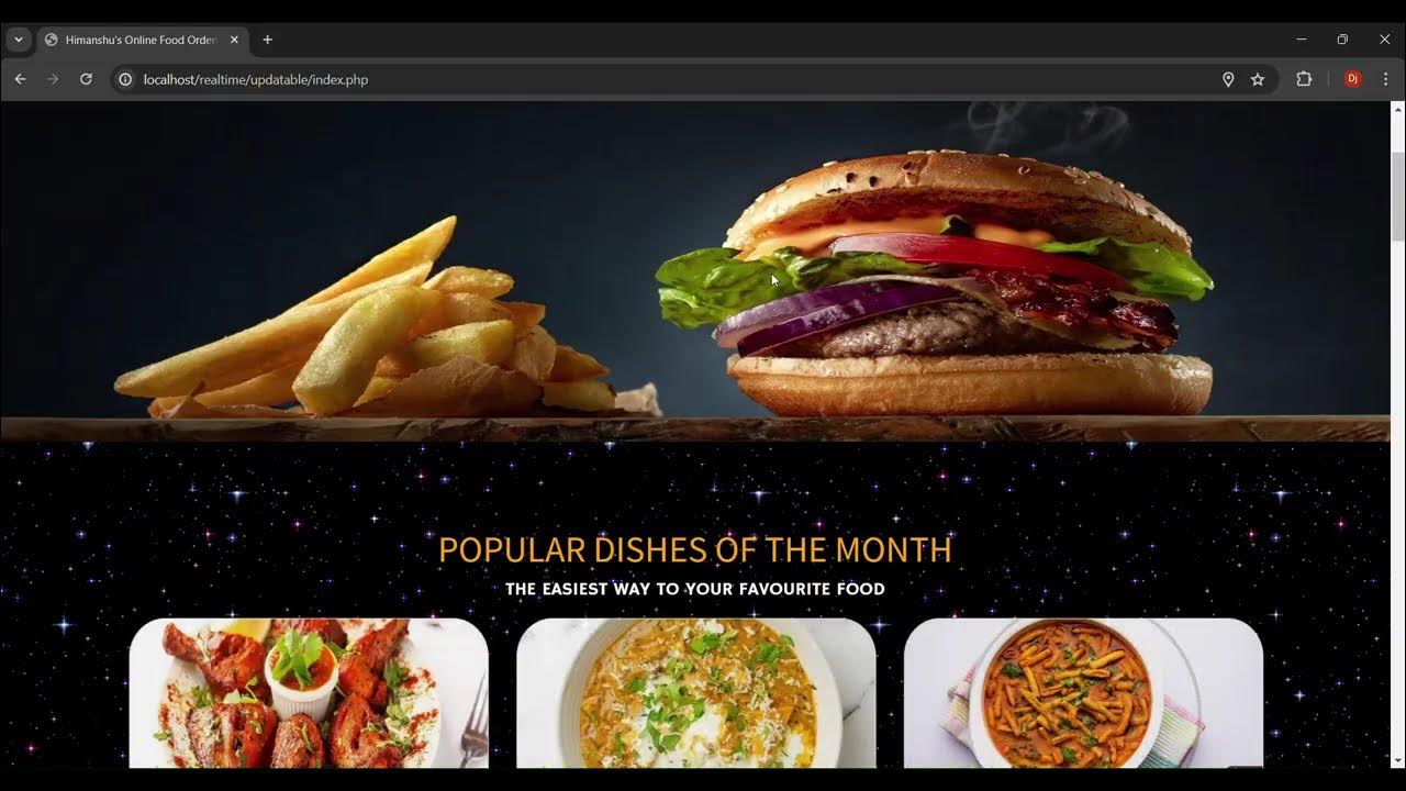 Advanced Food Ordering System with Integrated POS (Project with Source ...
