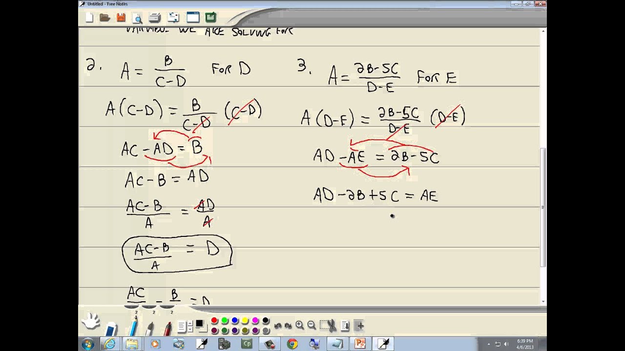 Intermediate Algebra: Models Involving Rational Equations - YouTube