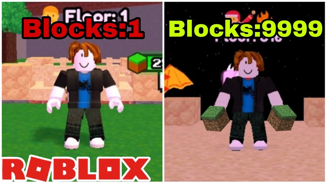 +1 Blocks per second - Reaching 15K Blocks and 300 Floors! #roblox # ...