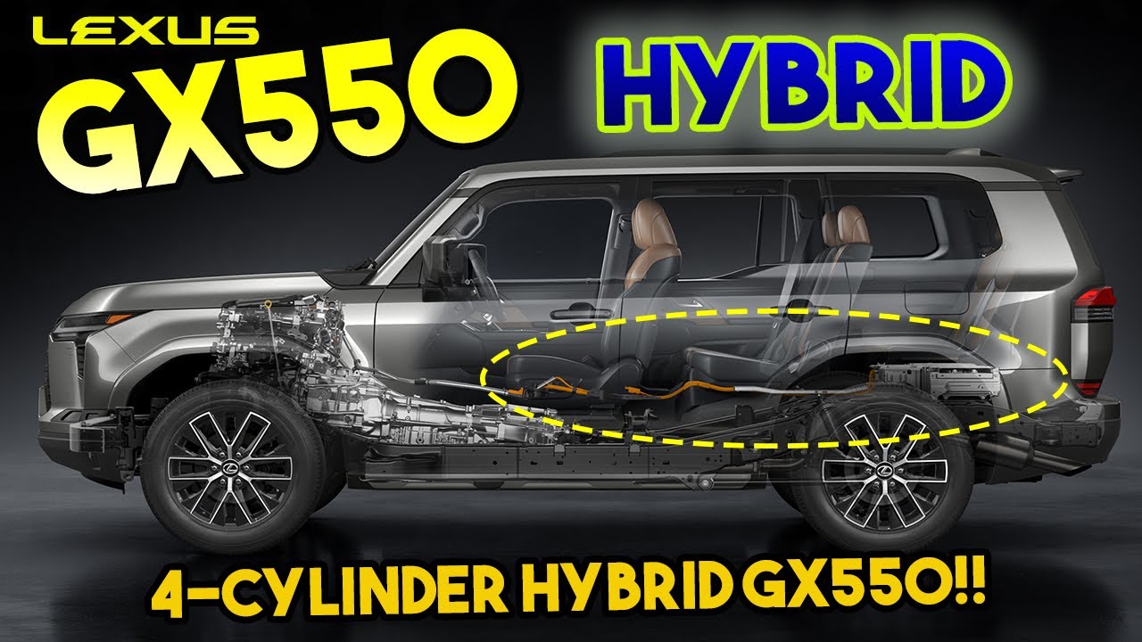 The HYBRID 4-Cylinder Lexus GX550 Has More Power Than a V8! - YouTube