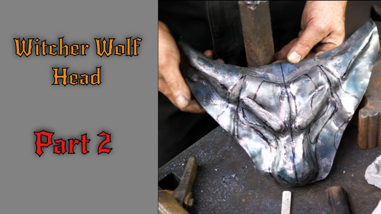 Making the Witcher Wolf Head PART 2 - YouTube