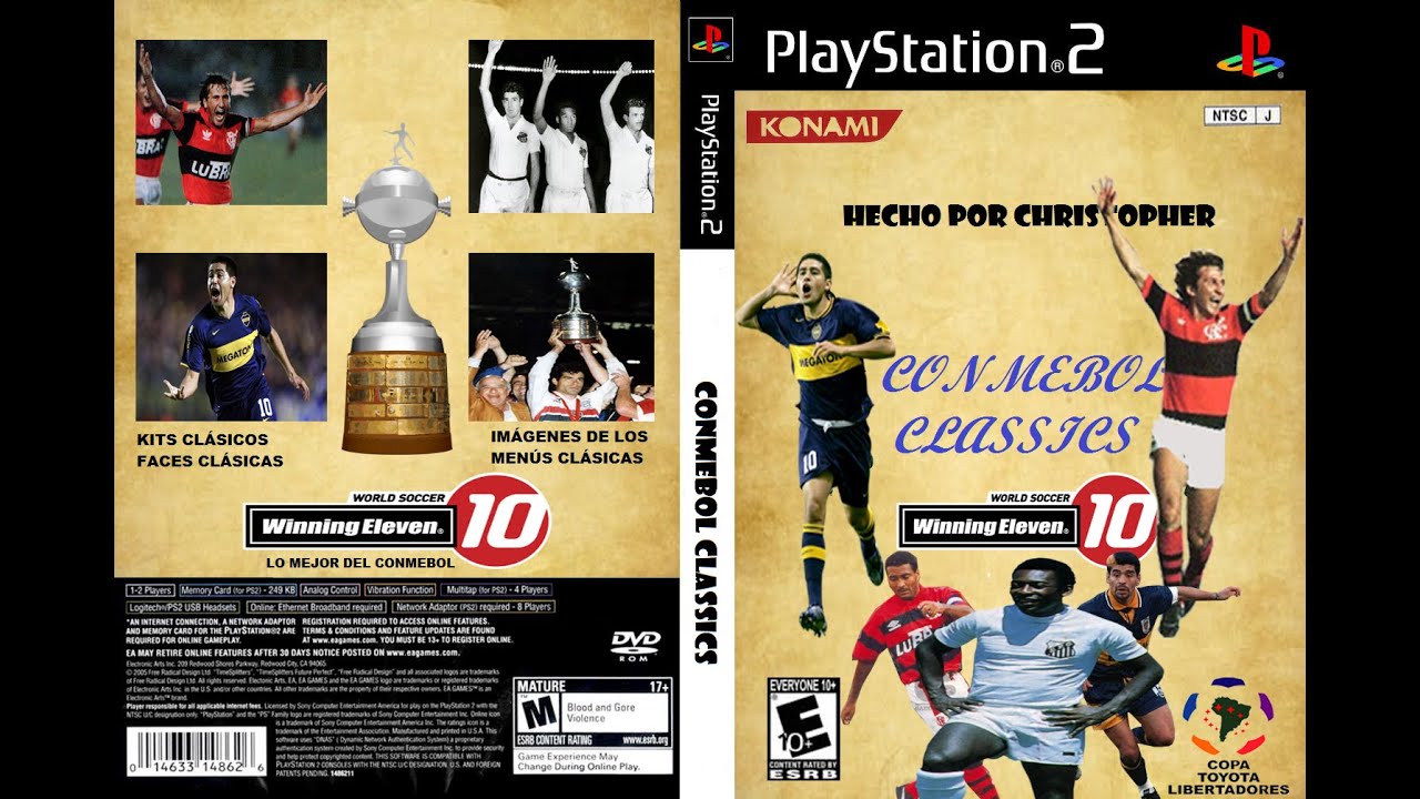 Conmebol Classic Patch WE10 - PS2 - YouTube