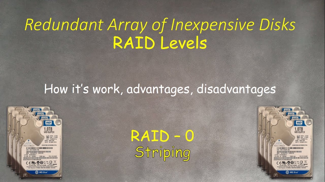 RAID-0: What is this, how it's work and how to setup in Windows - YouTube