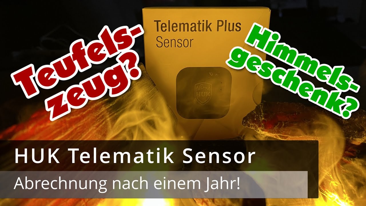 Telematik Sensor der HUK Coburg - Abrechnung 2023/2024 - YouTube
