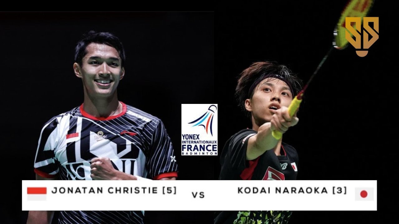 Jonatan Christie [INA] vs Kodai NARAOKA [JPG] | MS-QF | YONEX FRANCE ...