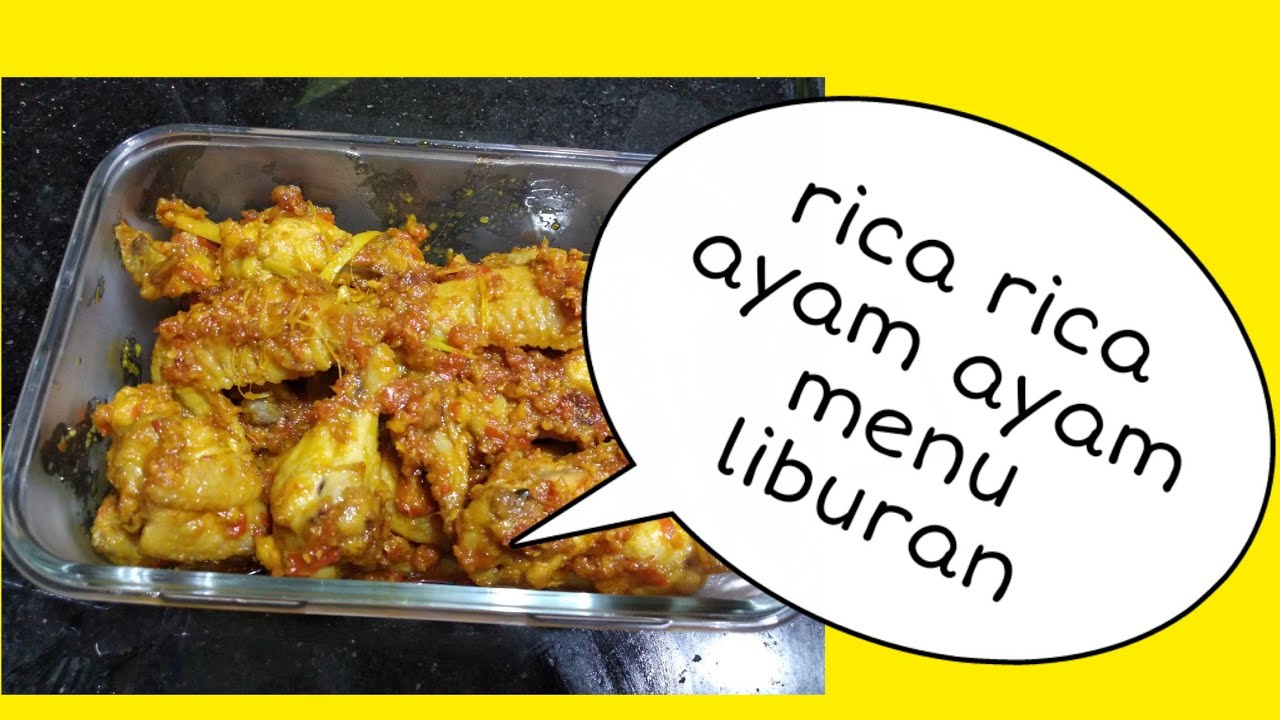 RICA RICA AYAM//MENU LIBURAN - YouTube