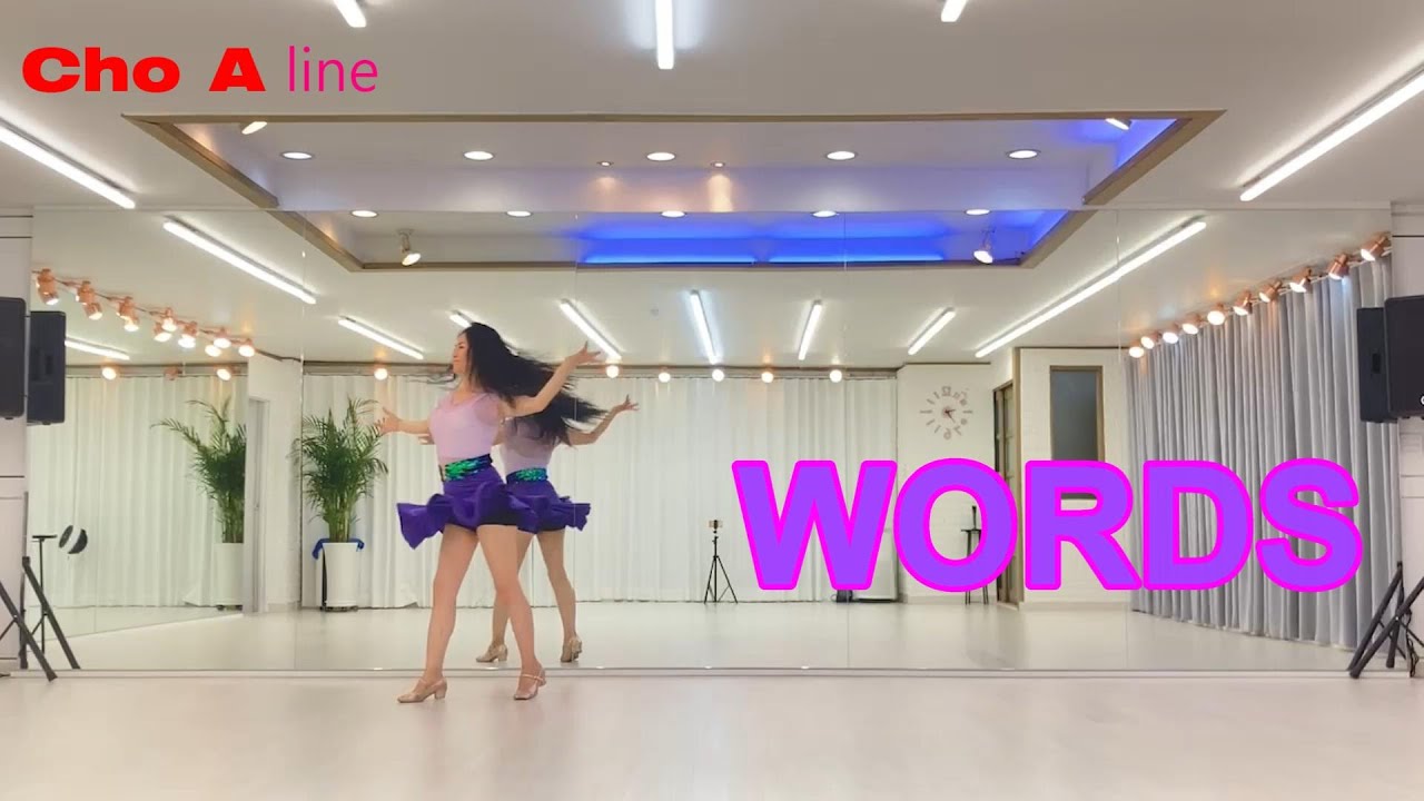 Words line dance 2022ㅣDemo l Improverㅣ워즈 라인댄스 ㅣ인천라인댄스ㅣ초아라인댄스 - YouTube