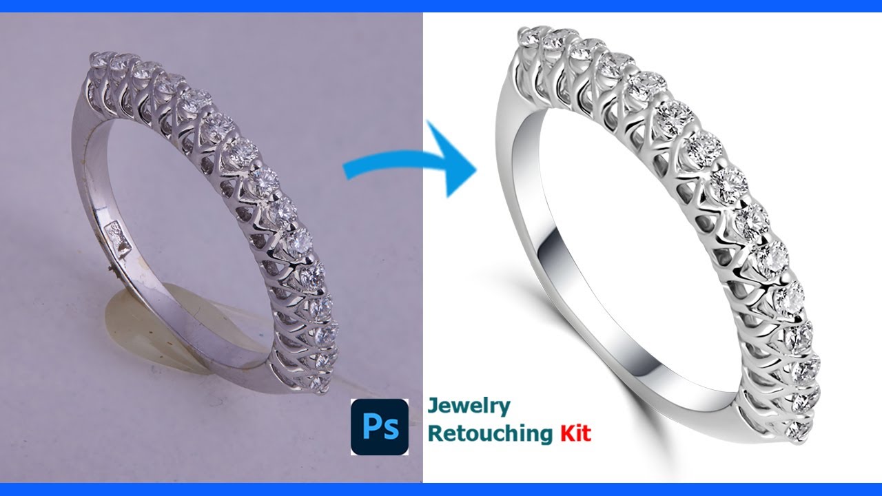 Silver Ring Jewelry Retouching Service in Photoshop | Retouch Jewelry ...