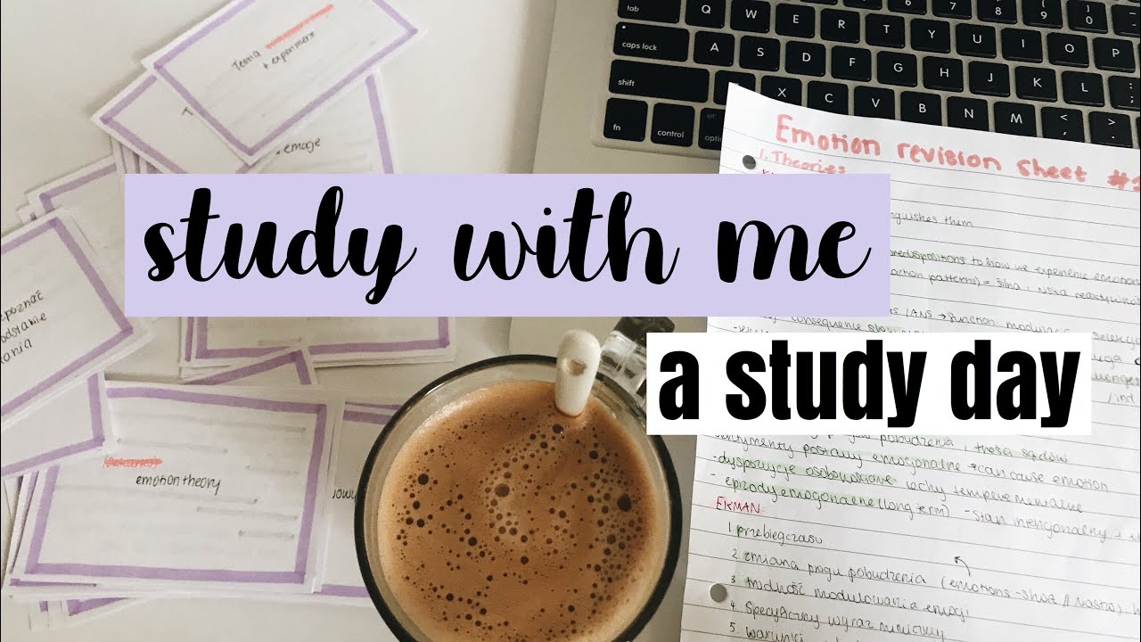 a day spent studying // study with me - YouTube