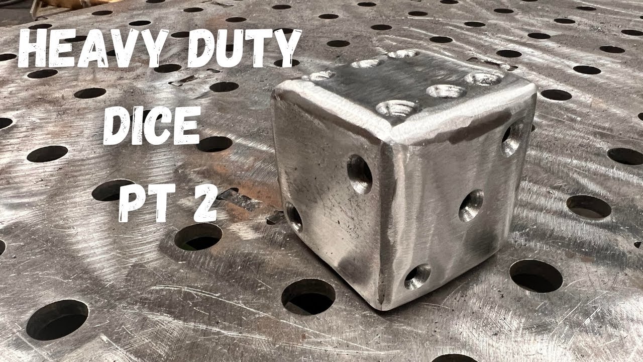 Metal dice pt 2 metal fab project - YouTube