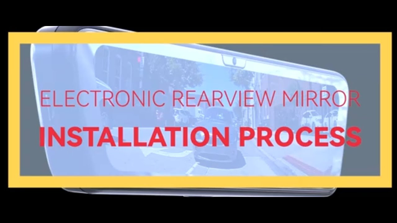 Sinjet Rear View Mirror Installation Guide - YouTube