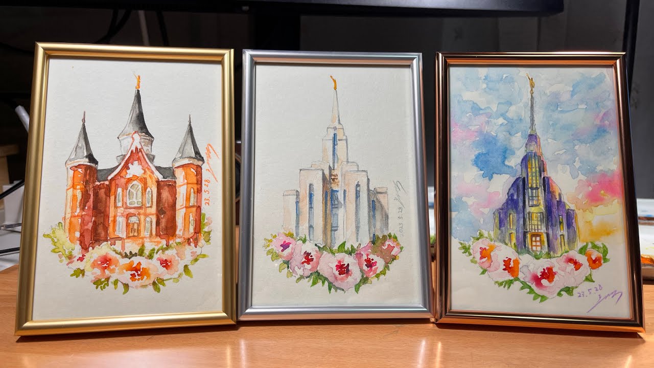 Tracing a temple of The Church of Jesus Christ of Latter-day Saints ...