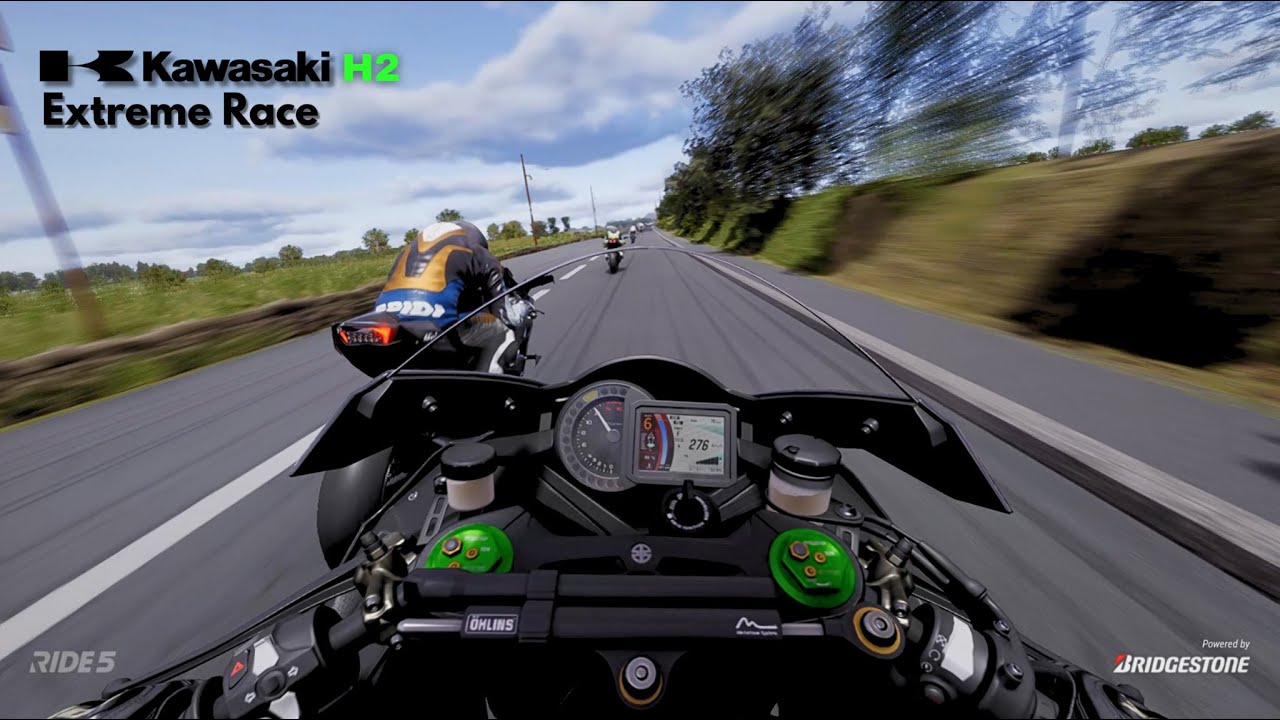 Kawasaki Ninja H2 vs Superbikes Extreme Race | Ride 5 [4K 60FPS] - YouTube