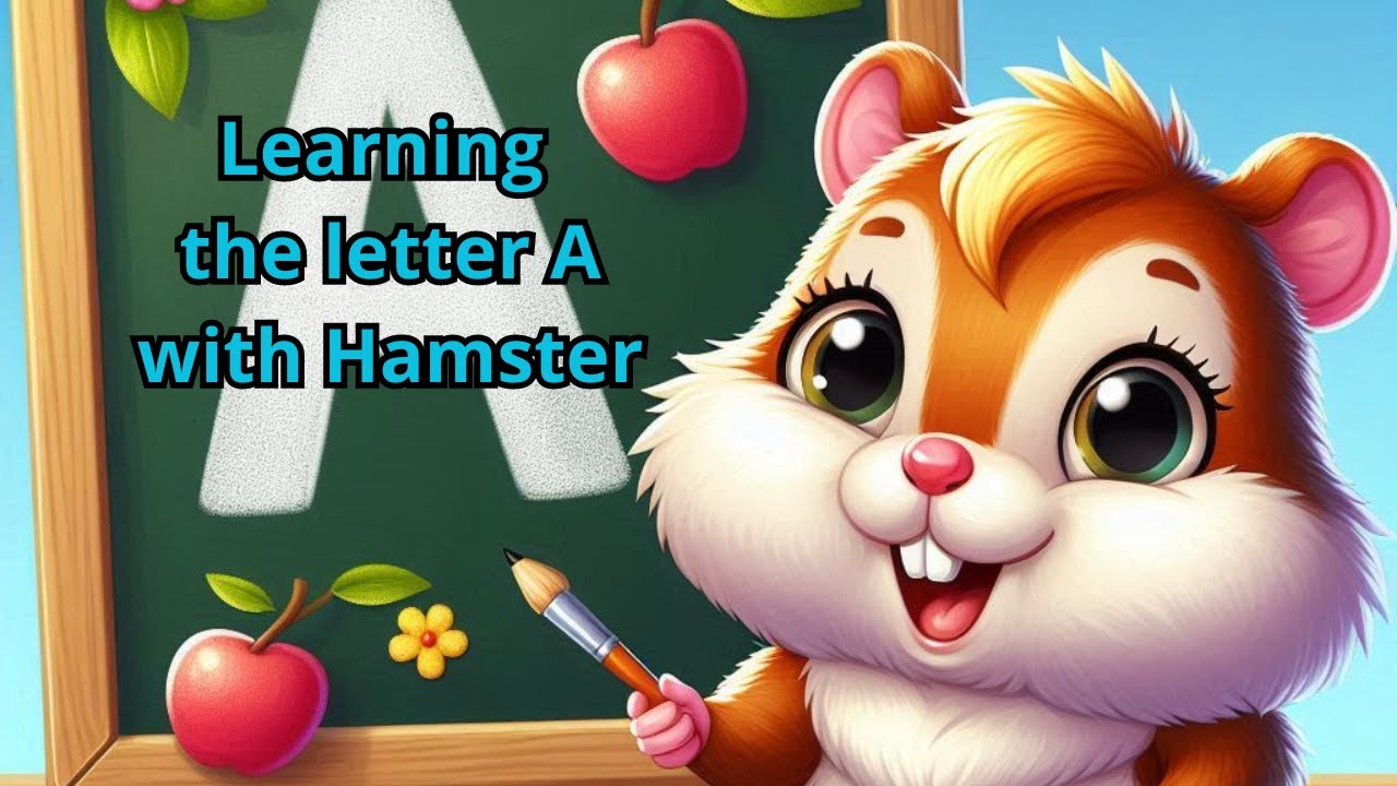 Learning the letter A with Hamster - YouTube