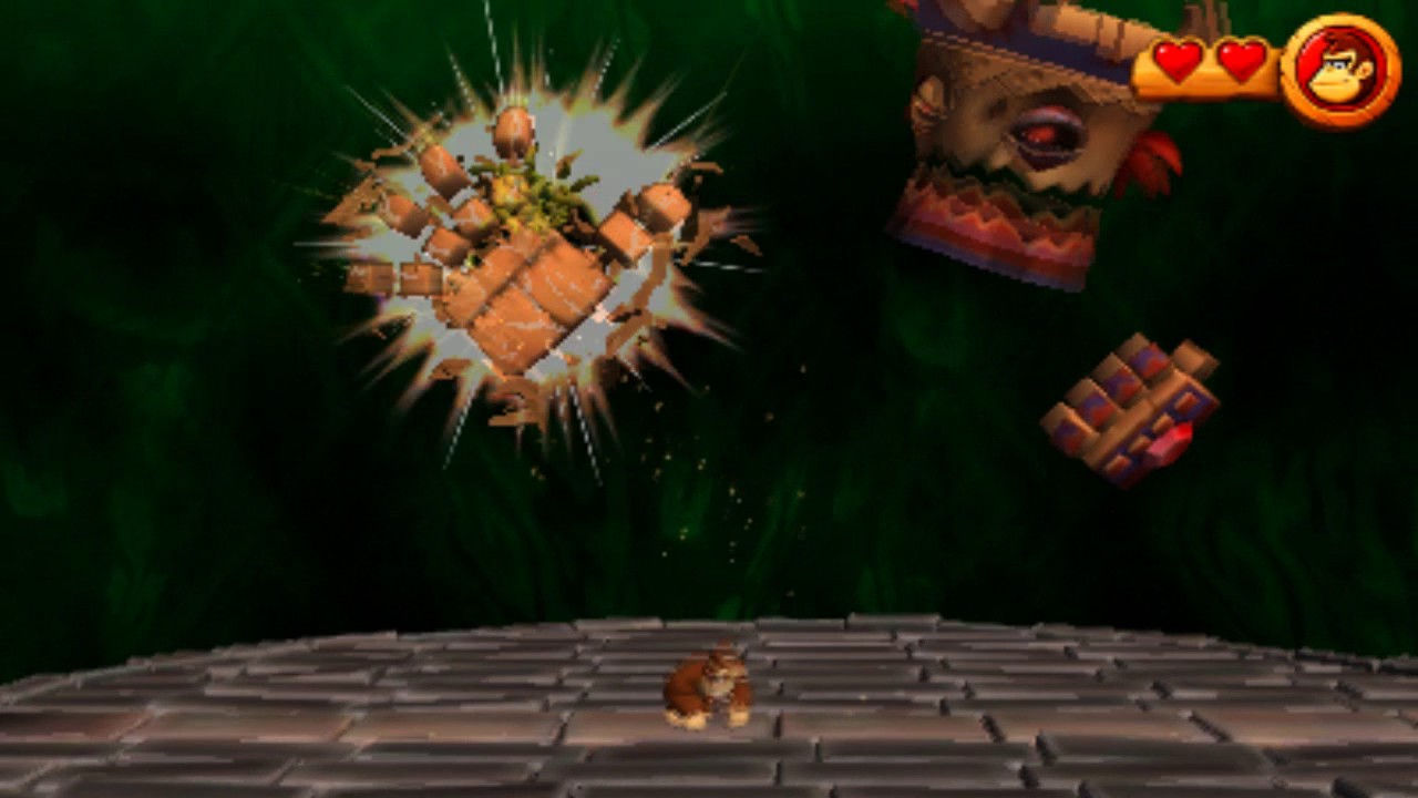 3DS - Donkey Kong Country Returns: (Finale) Tiki Tong Mirror - YouTube
