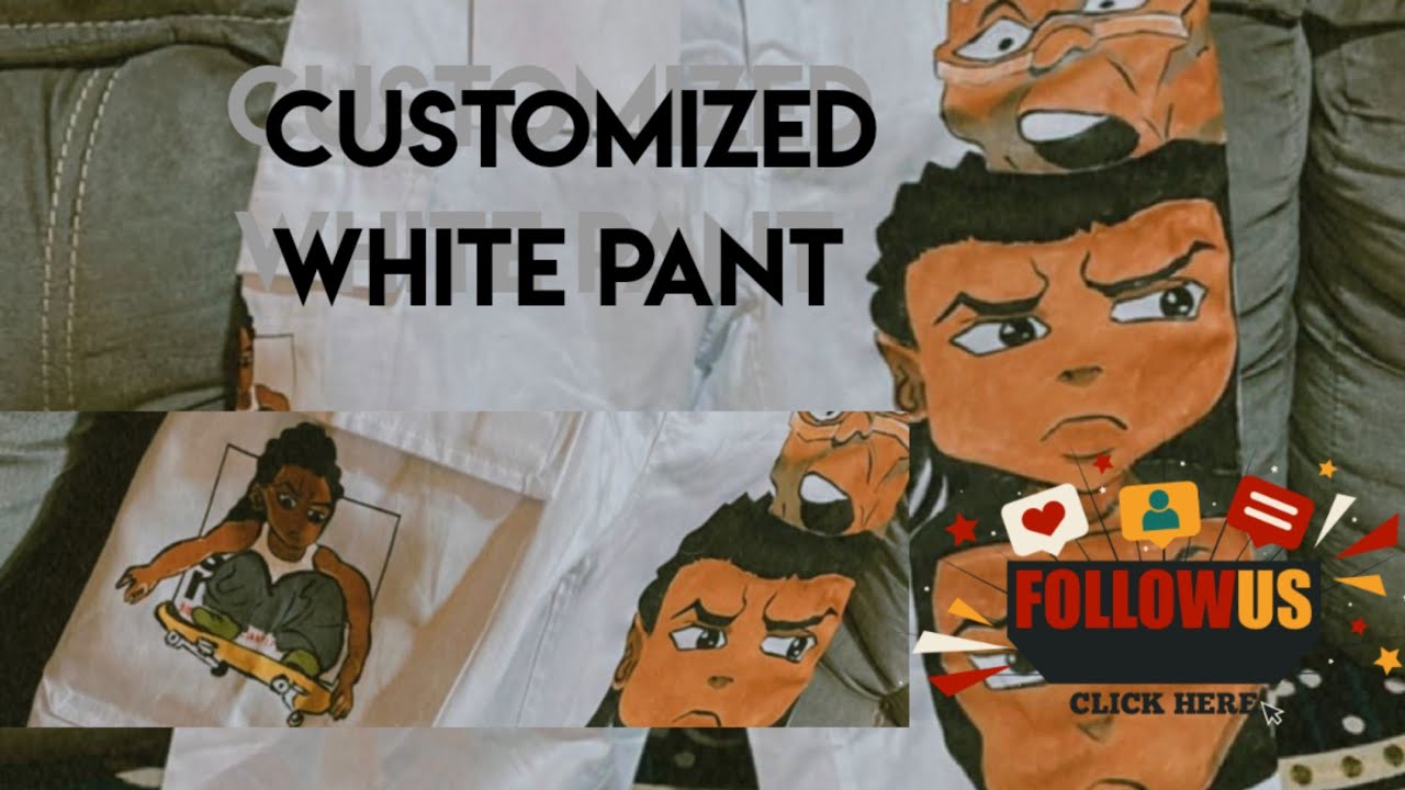 customized white pant 👖.#3 - YouTube