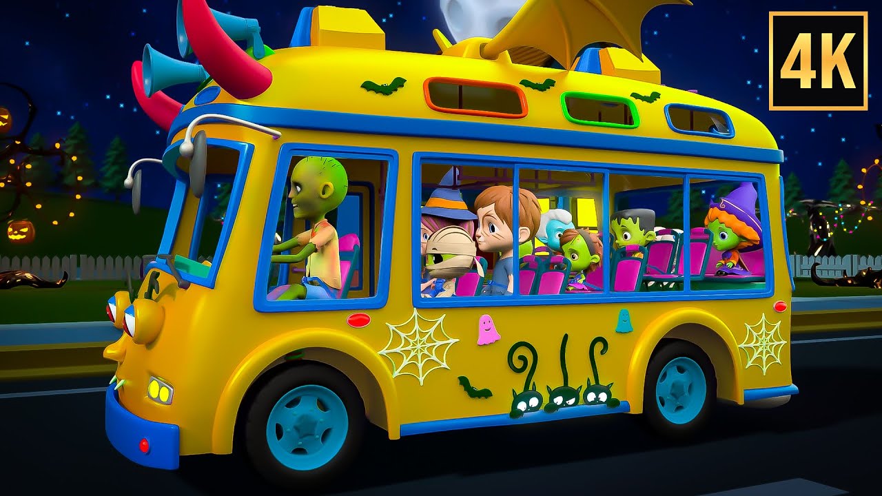 Spooky Fun Ahead! Top Halloween Rhyme for Kids - Wheels on the Bus ...