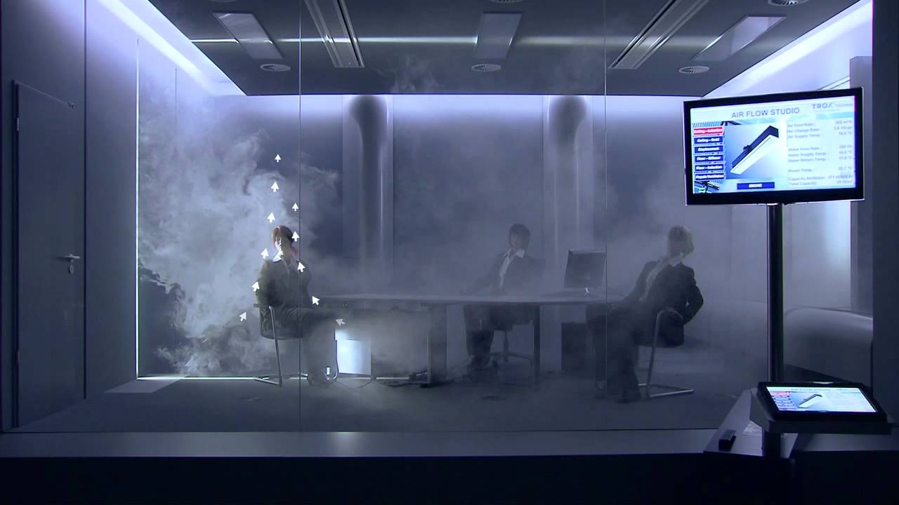 Trox Swirl Ceiling Induction diffusers - YouTube