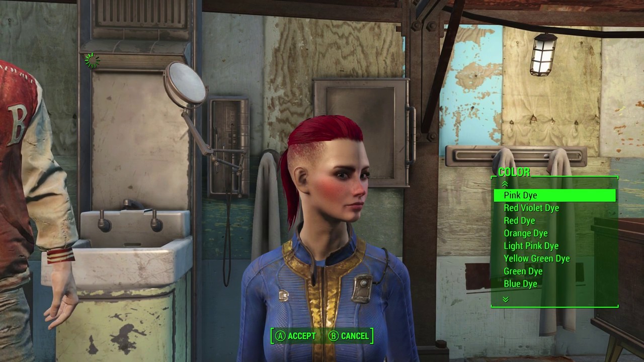 Fallout 4 Mod Review Hairspray - A Fallout 4 Hair Color Mod - YouTube