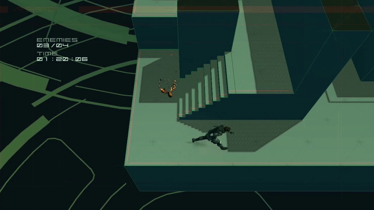 ELIMINATE ALL LEVEL 08 - MGS1 SNAKE - VR Missions - Metal Gear Solid 2 ...