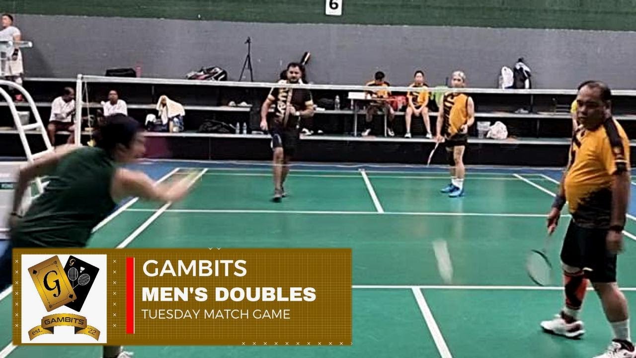 GAMBITS GROUP TUESDAY MATCH MEN'S DOUBLES PAOLO & BLAINE VS ALI ...