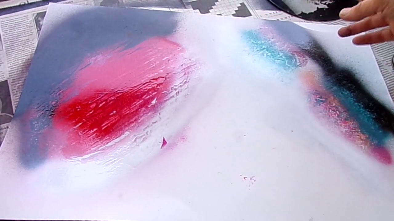 Spray paint art beginner tutorial: Planets - YouTube