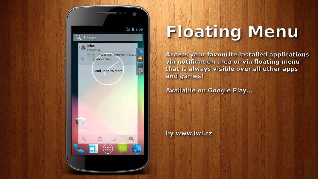 Floating Menu - quick access - YouTube