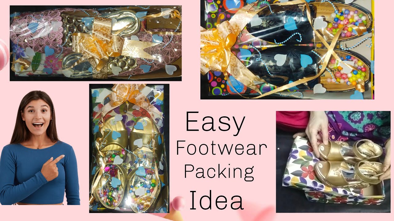 wedding footwear packing idea. Bridal footwear packing idea. - YouTube