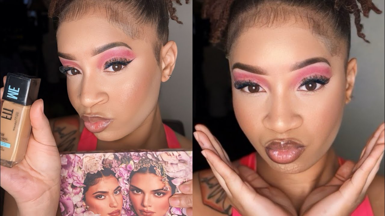 QUICK & EASY | CUTE PINK CUT CREASE WITH INEXPENSIVE MAKEUP PRODUCTS ...