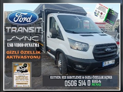 Yeni Ford Transit Gizli Özellkleri  ( Adaptif Sis & Amerikan Park ) - SYNC Video Oynatma - KAYSERİ