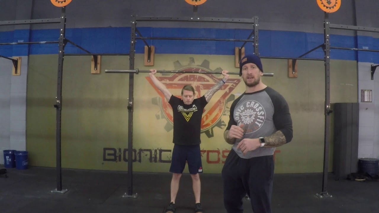 Bionic Built: Movement Demo Series - The Overhead Squat - YouTube
