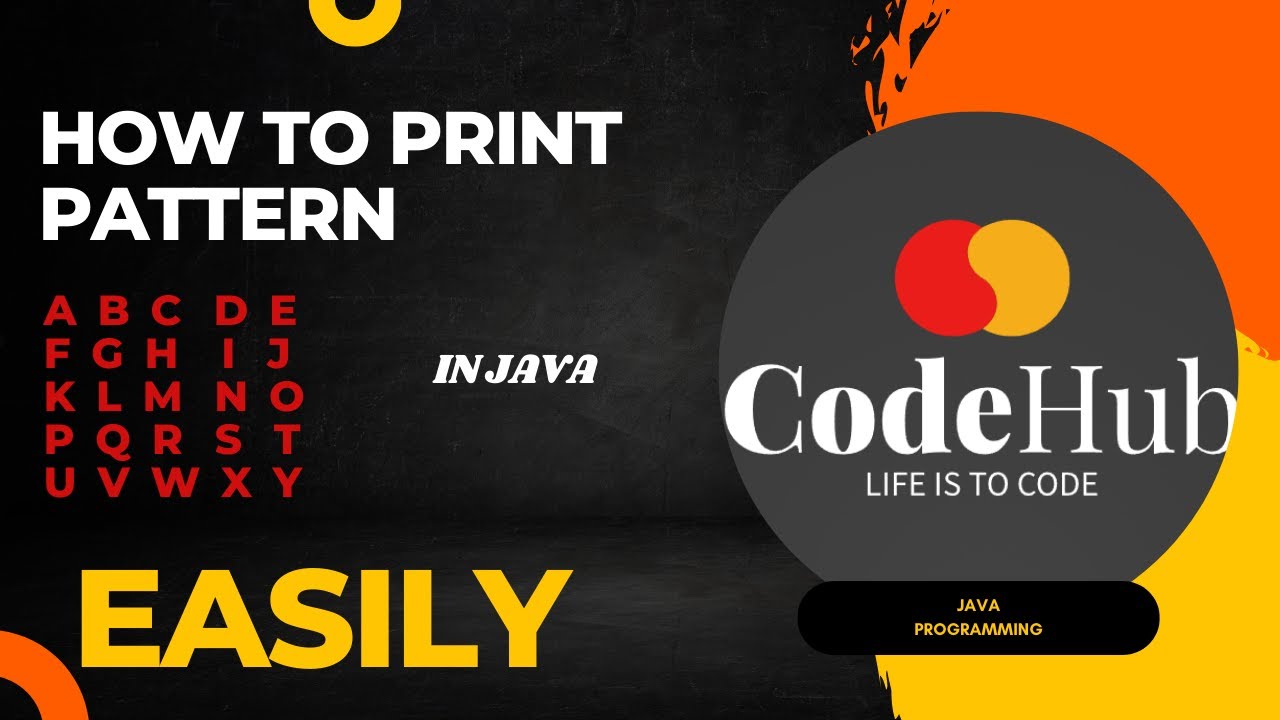 How to solve Alphabetical pattern in java | How to Print 5 X 5 ...