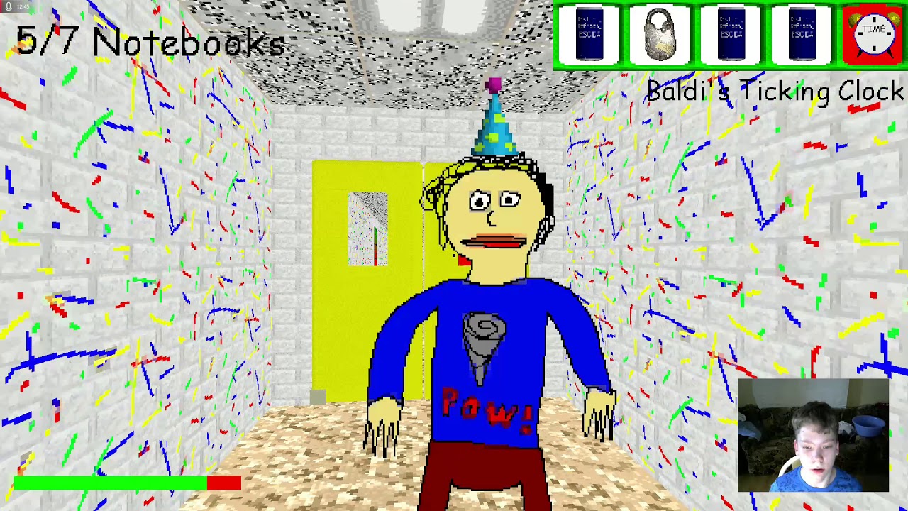 Pink Balloon Baldi is back and it was not good | Baldi’s Fun New School ...