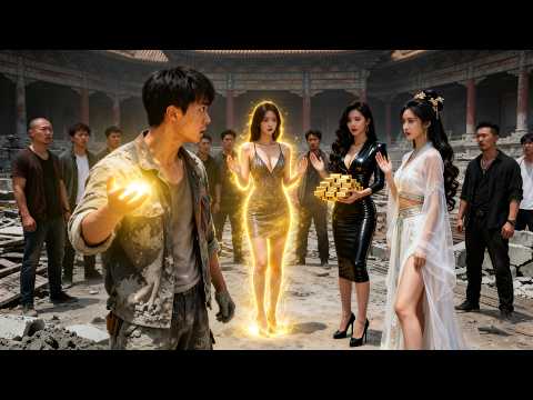 Gang boss tries to cut his hand; he crushes them all, beauties beg.