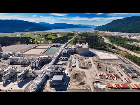 LNG Canada August 2024 Construction Update #lngcanada #djimini4pro