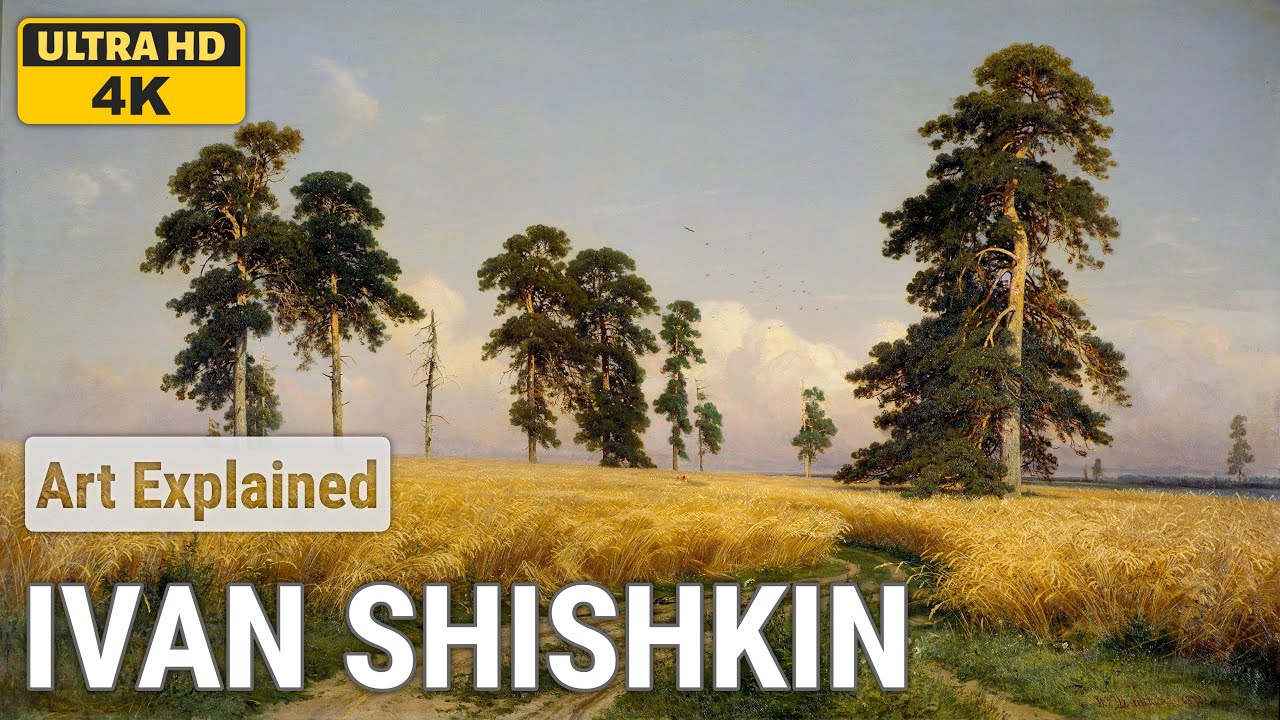 Ivan Shishkin: A collection of 10 oil paintings with title and year ...