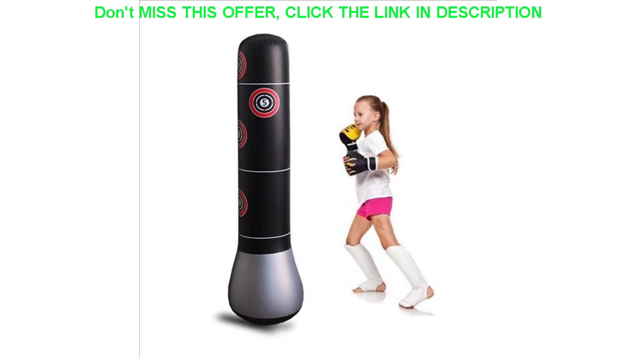 1.6M New Inflatable Stress Punching Tower Bag Boxing Standing Water ...