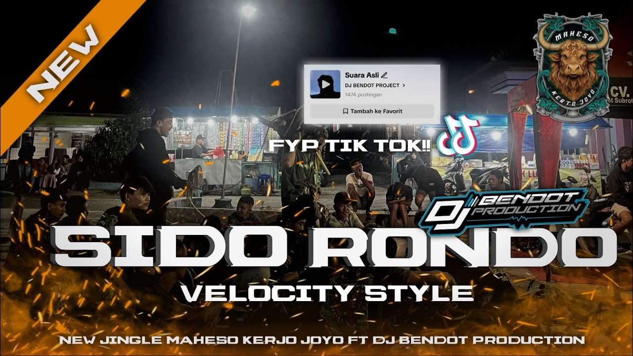 DJ BANTENGAN SIDO RONDO VIRAL TIK TOK VELOCITY STYLE REMIXER BY DJ ...