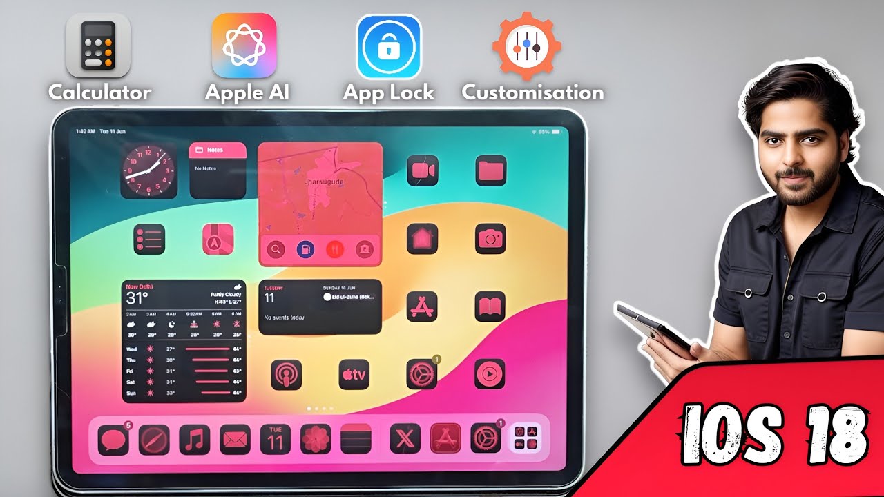 Finally iPadOS 18 is here for iPad | Calculator 🤯 - YouTube