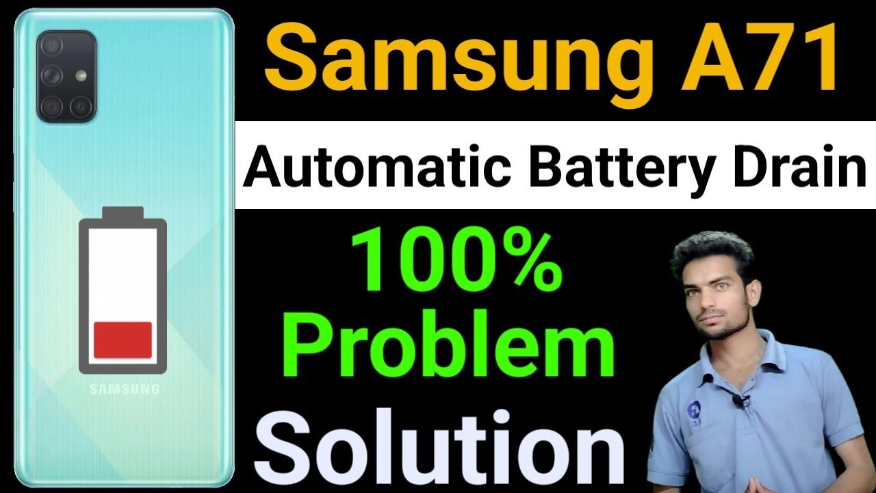 Samsung A71 Battery Drain Problem | How To Solve Battery Drain Problem in Samsung A71 - YouTube
