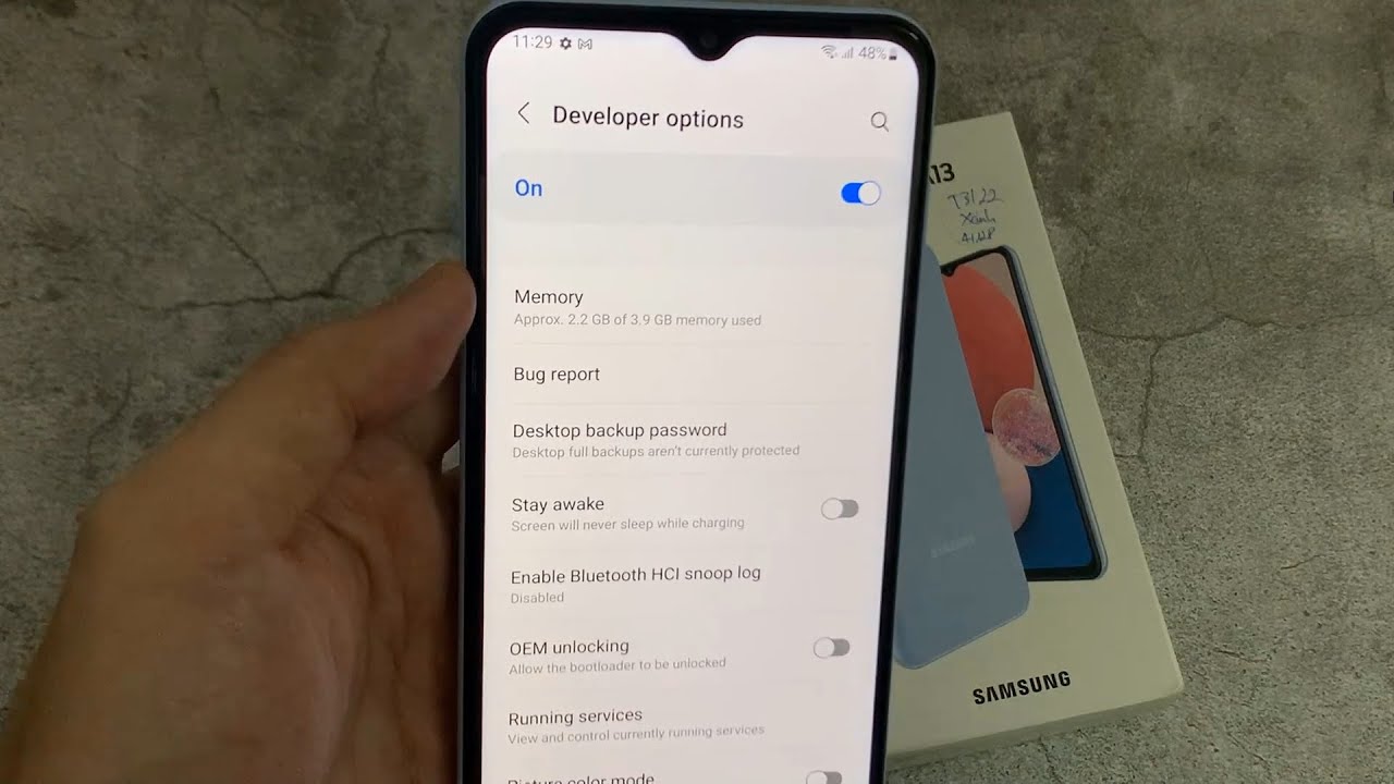 Samsung Galaxy A13: How to enable the Developer Options? Unlock ...