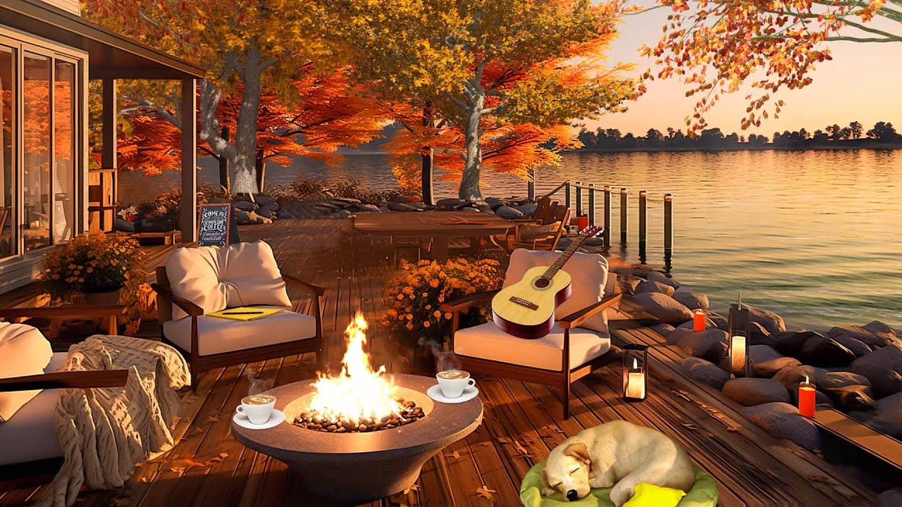 Fall Jazz Music | Autumn Coffee Shop with Instrumental Relaxing Jazz ...
