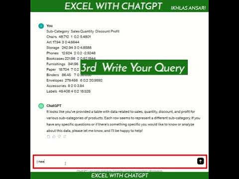 10X Your Excel Skills With ChatGPT. Very Important Tricks For Excel Users #excel #shorts # ...