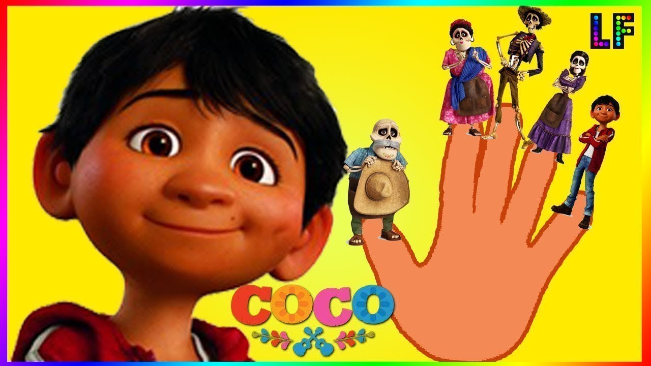 COCO Finger Family Song Coco disney daddy finger The Riveras coco - YouTube