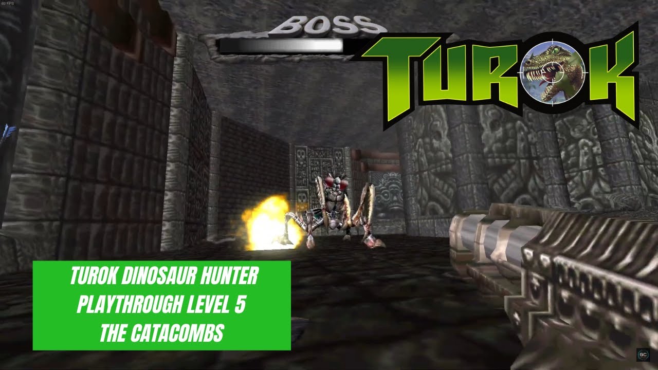 Turok: Dinosaur Hunter | Level 5 - The Catacombs - With secrets ...