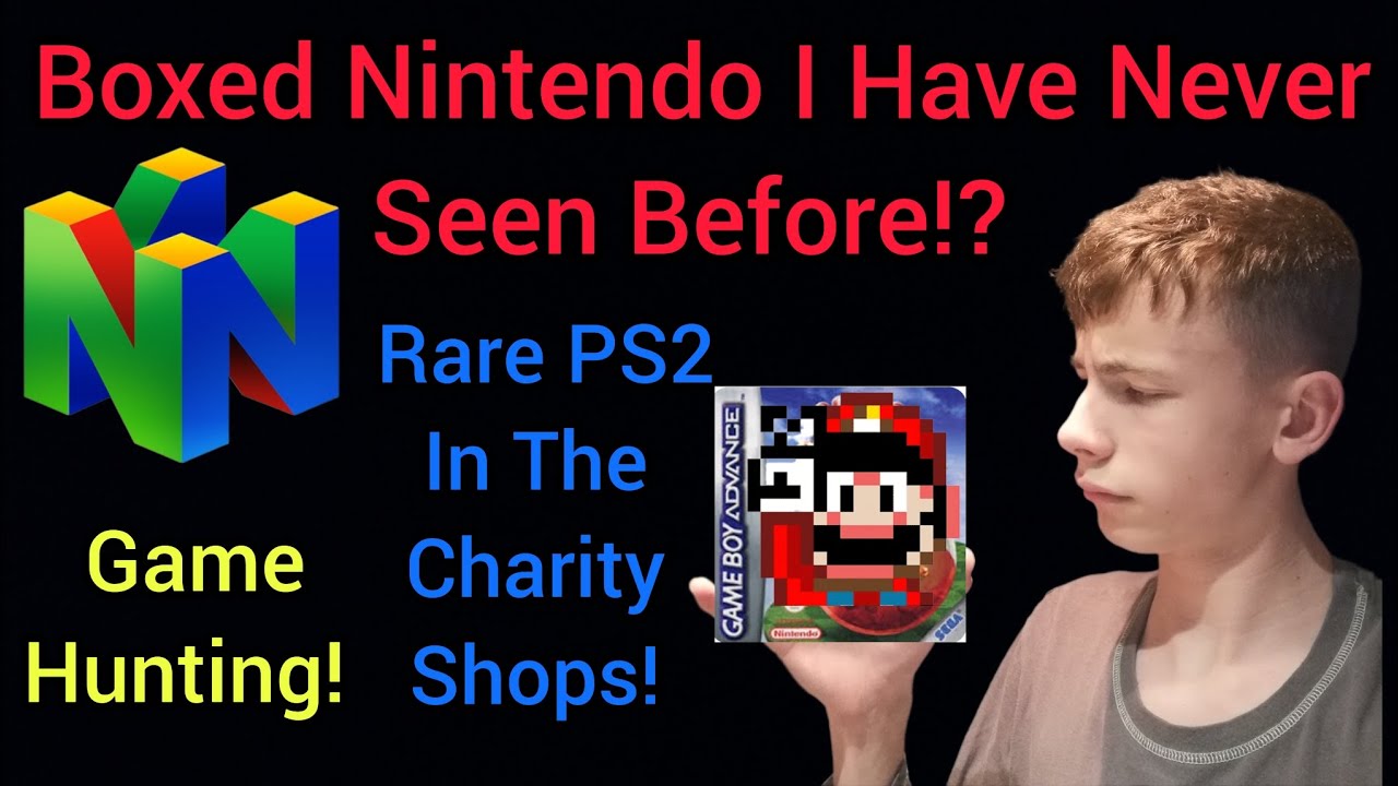 Charity Shops And Game Store In One! Boxed Nintendo I Have Never Seen ...