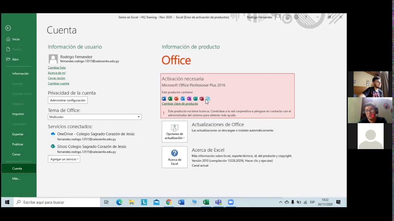 Genio en Excel - Clase 1 de 18 - 30 horas - YouTube