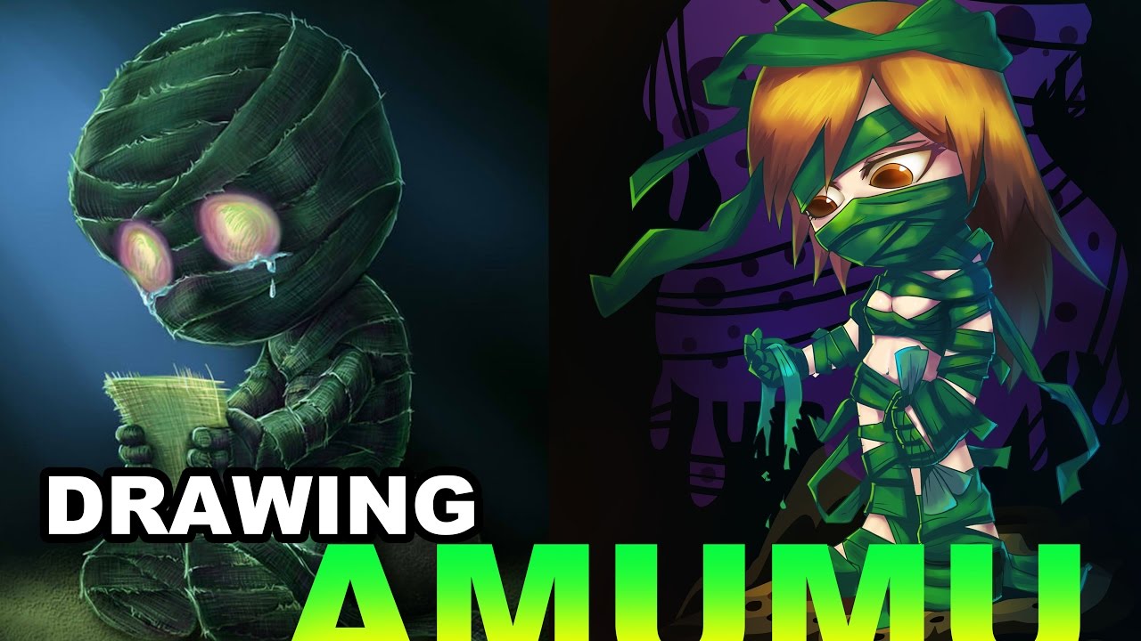 How to draw AMUMU CHIBI Legue of Legends | Painting Amumu by BMSOLARI ...
