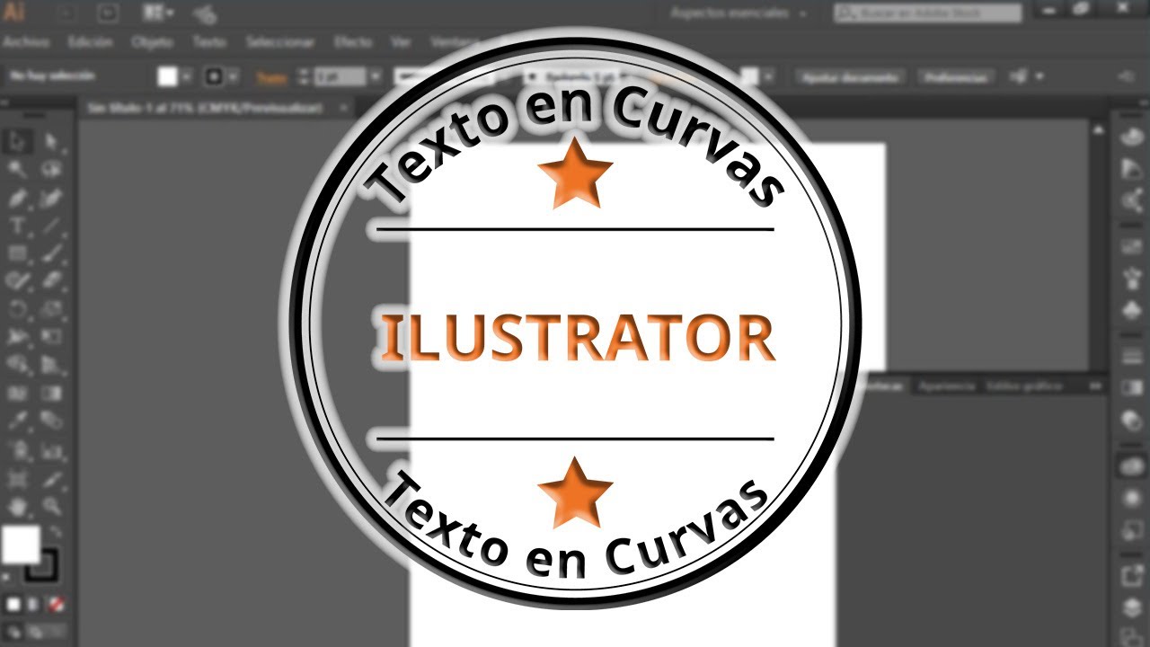 ¿Cómo Hacer Texto Circular en Adobe Ilustrator? - YouTube