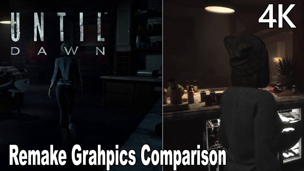 Until Dawn Remake Graphics Comparison 4K - YouTube